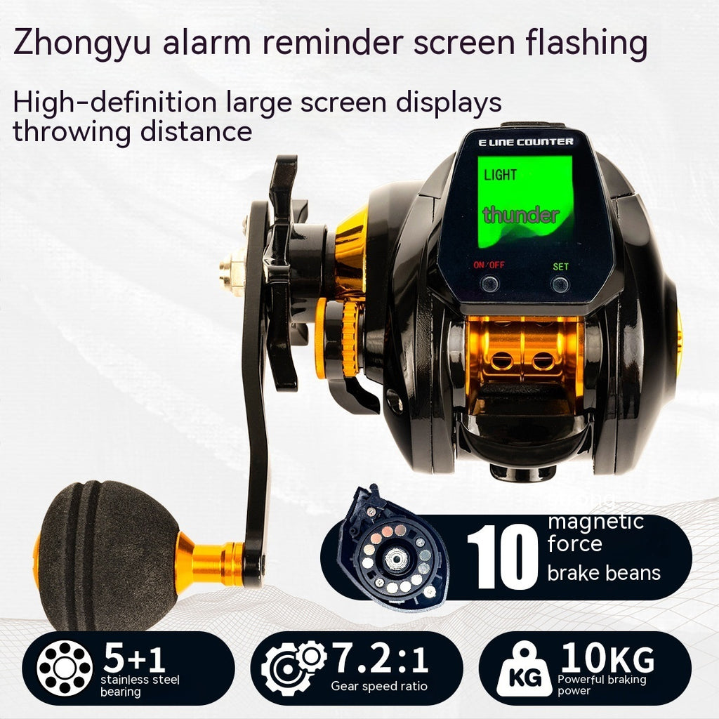 New Waterproof Large Screen Digital Display Drip Wheel Backlight Count ...