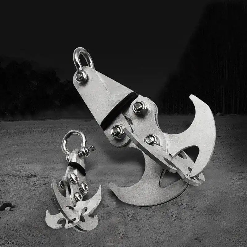Folding Gravity Grab Hook Outdoor Rock Climbing – The Camping Elite