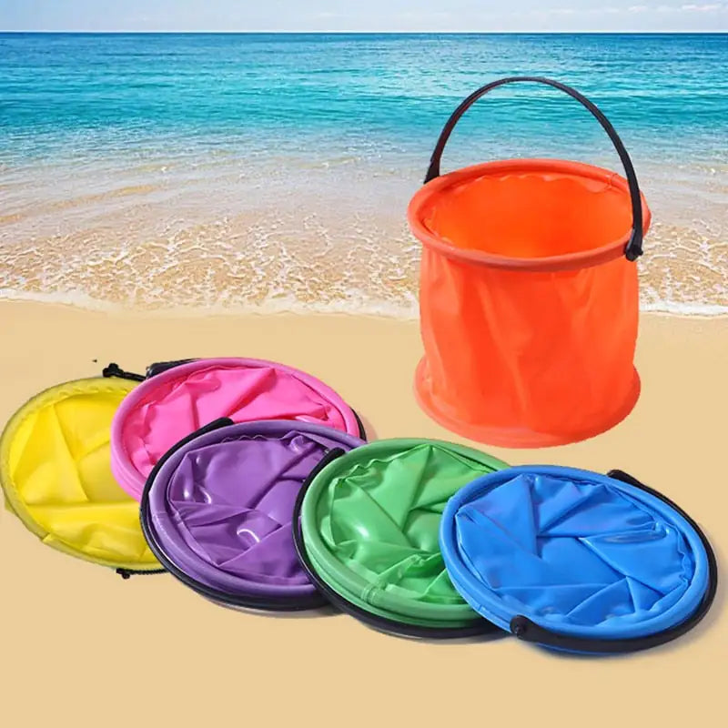 Foldable Beach Bucket – The Camping Elite